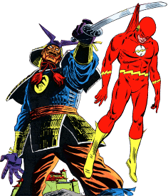 Samuroids and Baron Katana (Flash Villains)